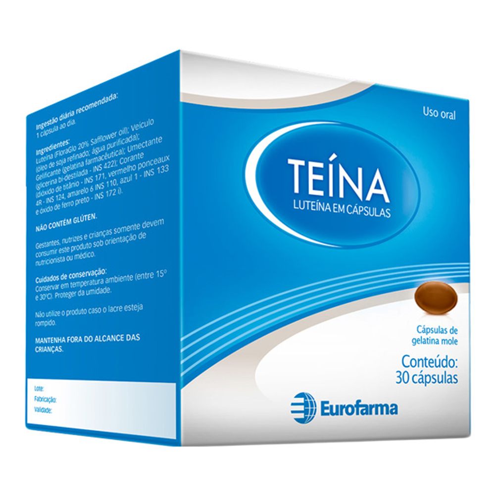 Teina 10mg Com 30 Cápsulas - farmagora