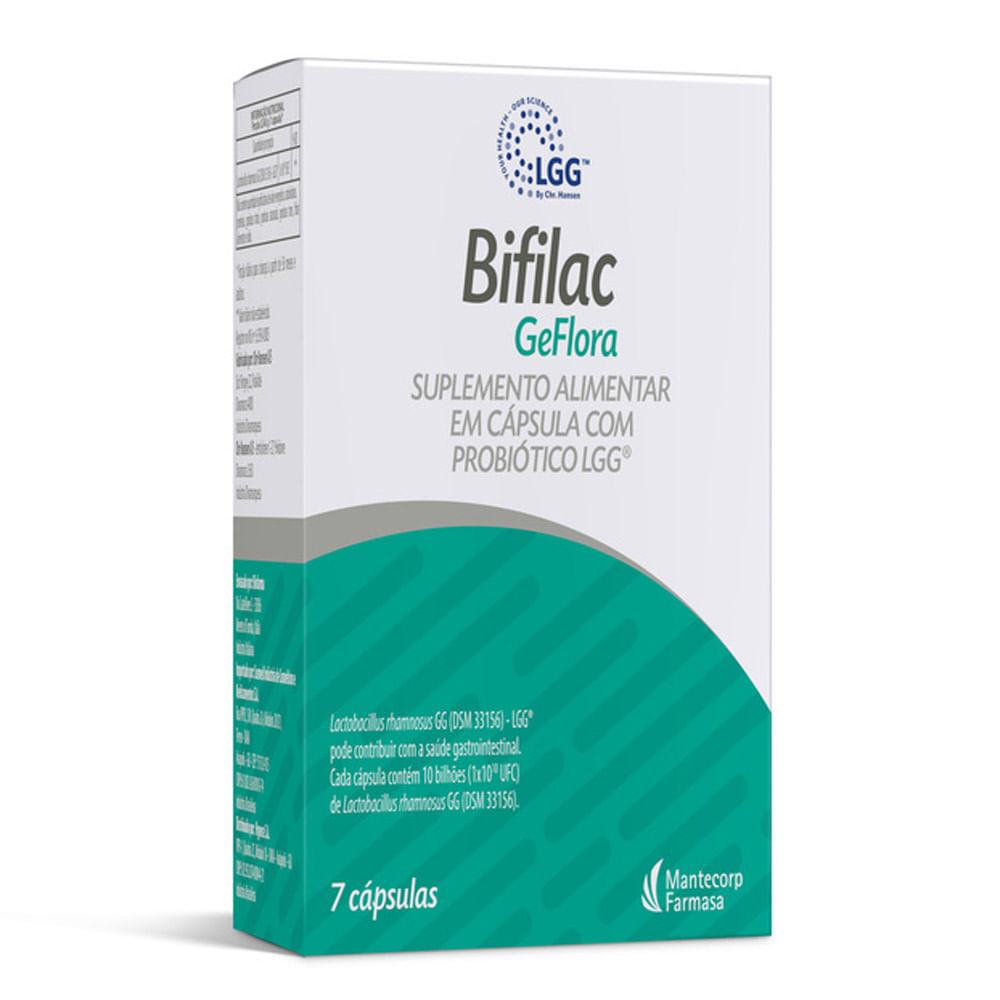 Bifilac Geflora 7 Capsulas Probiotico - farmagora