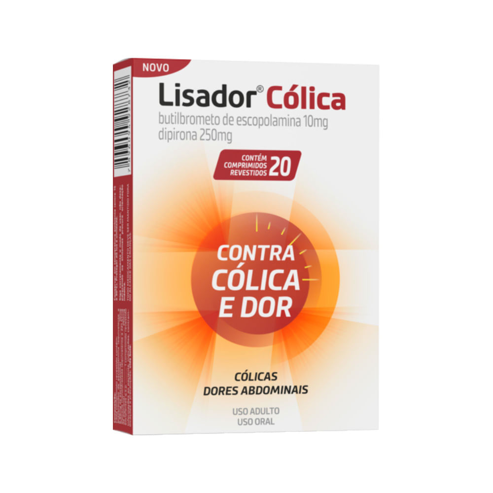 Lisador Colica 20 Comprimidos - farmagora