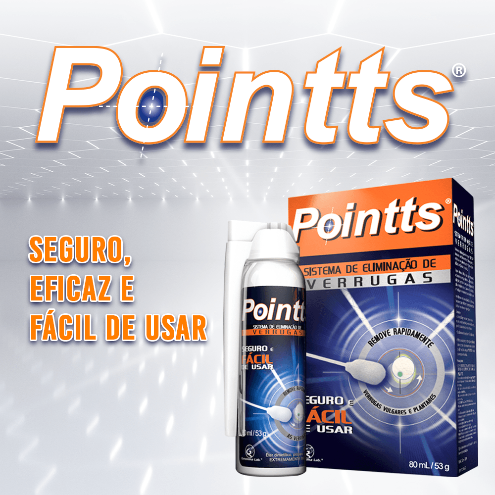 SISTEMA DE ELIMINACAO DE VERRUGAS POINTTS 80ML - farmagora