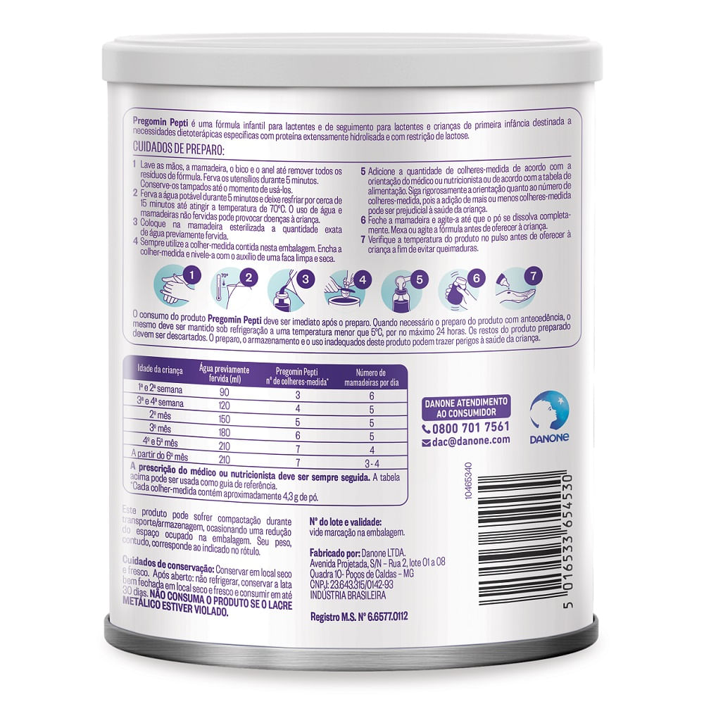 Formula Infantil Pregomin Pepti Danone 400g - farmagora