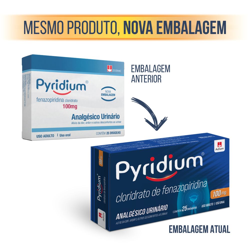 Pyridium 100mg Com 25 Drageas - farmagora