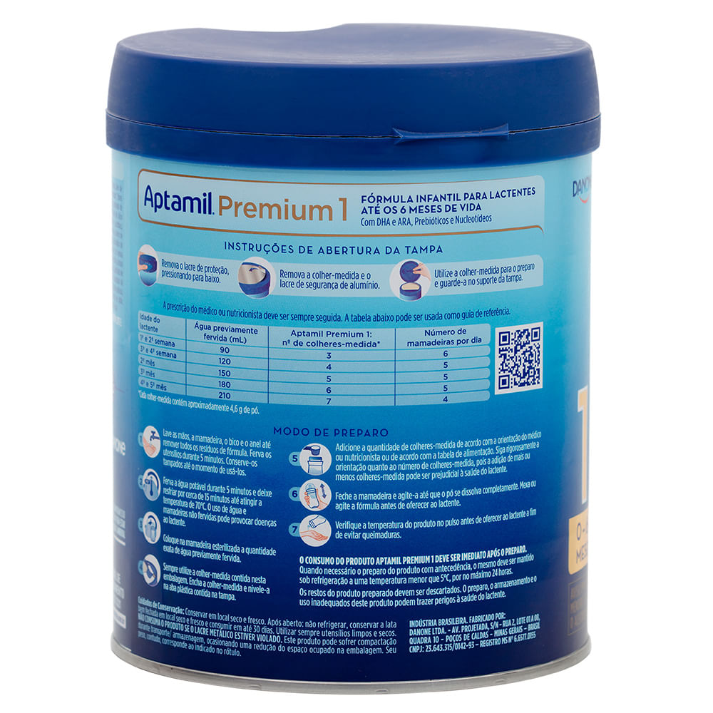 FORMULA INFANTIL APTAMIL PREMIUM 1 800G 0-6 MESES - farmagora