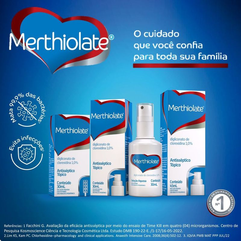 ANTISSEPTICO MERTHIOLATE PA 30ML - farmagora