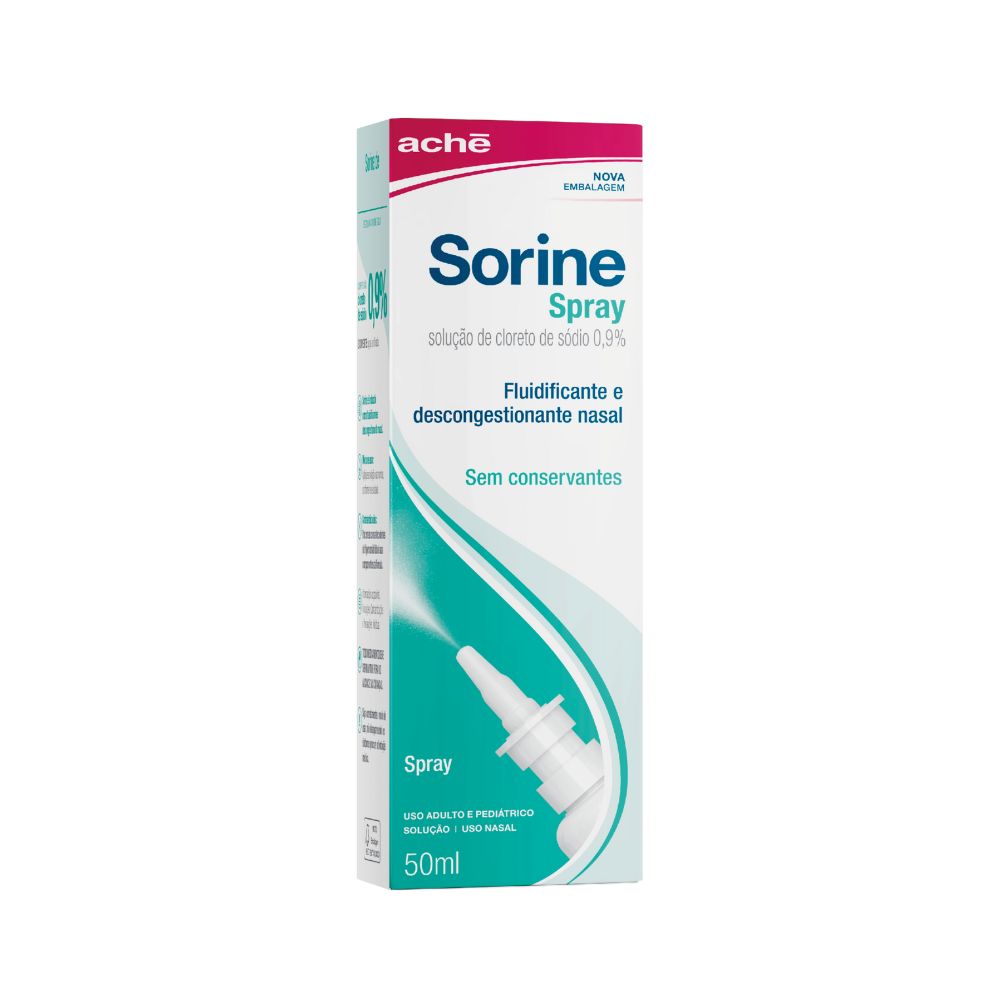 Sorine Spray Fluidificante E Descongestionante Nasal 50ml - farmagora