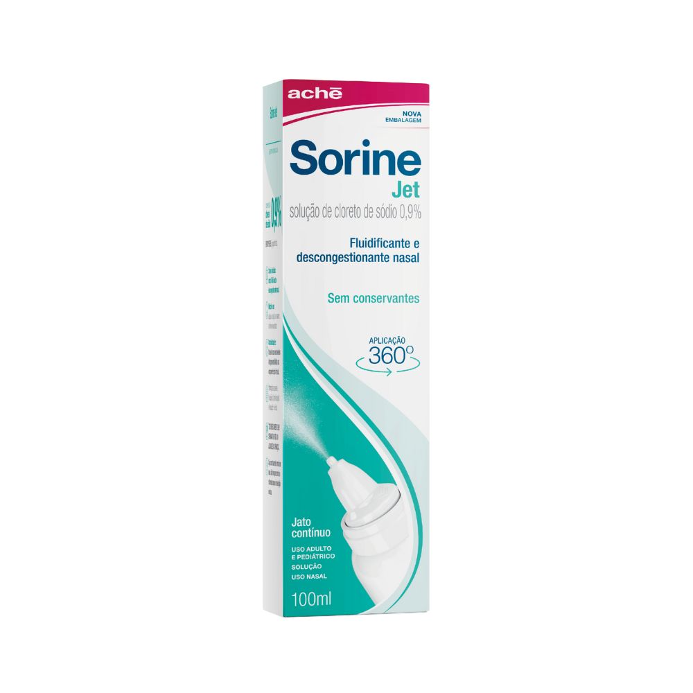 Sorine Jet Fluidificante E Descongestionante Nasal 100ml - farmagora