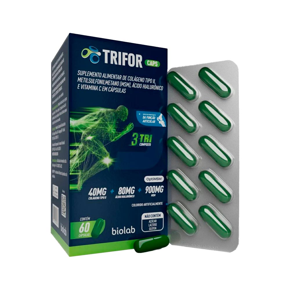 Suplemento Alimentar Trifor Caps Com 60 Capsulas Biolab - farmagora