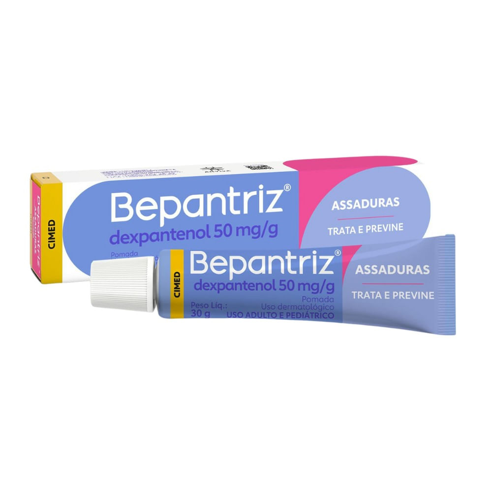 Pomada Para Tratamento De Assaduras Dexpantenol Bepantriz 30g - farmagora
