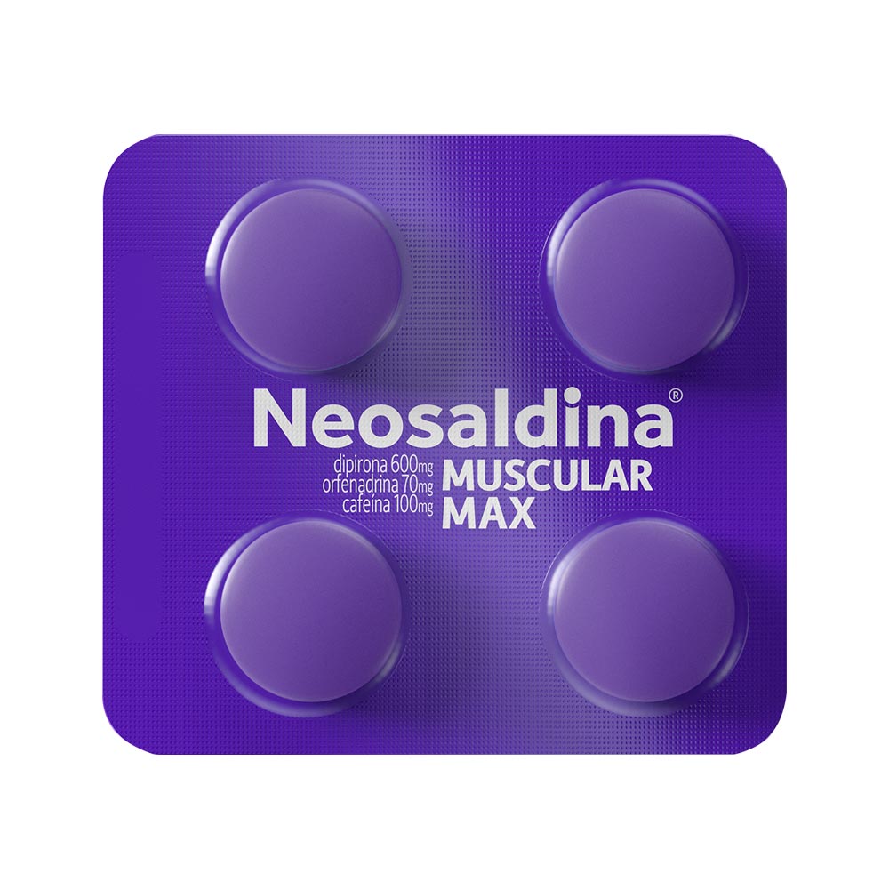 Neosaldina Muscular Max Extraforte 4 Comprimidos - farmagora